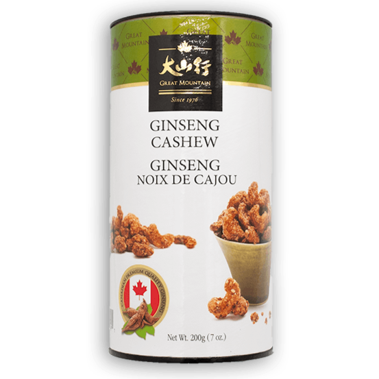 Great Mountain Ginseng | American Ginseng and Cashew Nuts (200g/can)